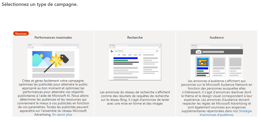 Les campagnes Performance Max débarquent sur Microsoft Ads